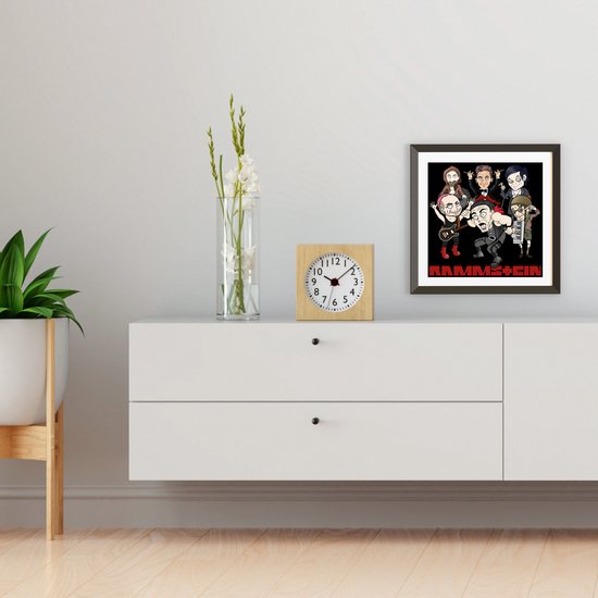 Affiche Funny Cartoon Rammstein - Heavy Métal - Affiche de musique Hard ...