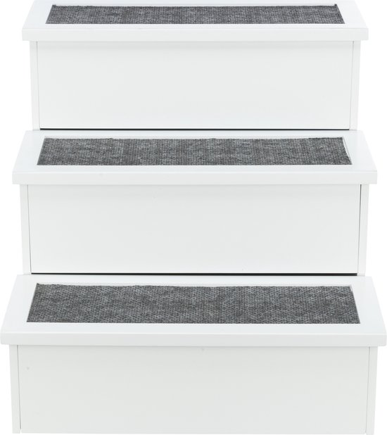 Trixie - Huisdiertrap - MDF - Wit - 40X45X38 cm | bol