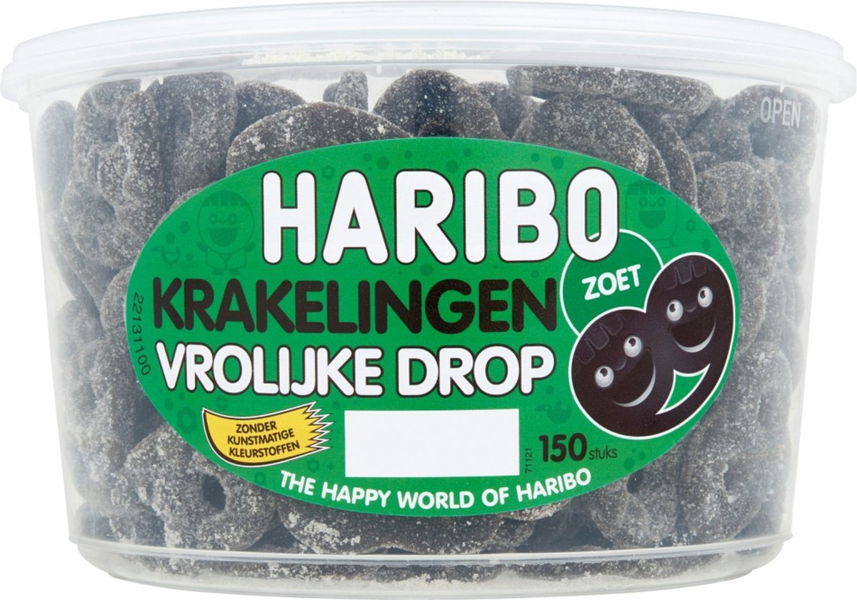Haribo - Zoute Krakelingen - 150 stuks | bol