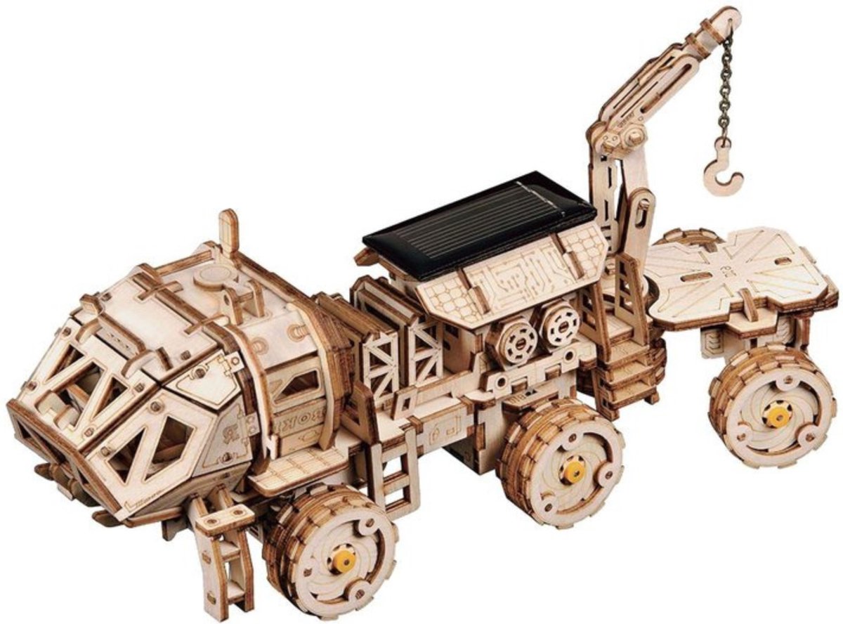 Robotime Navitas Space Rover Modelbouw Bouwpakket Hout 3D Puzzel ...