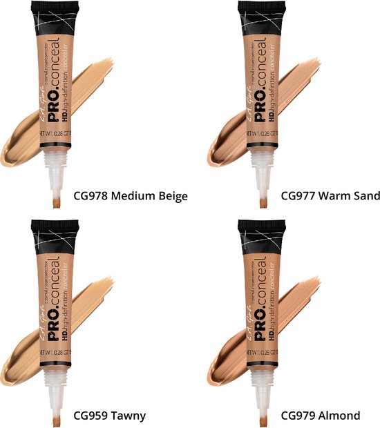 LA Girl - HD PRO Concealer - GC959 Tawny - GC959 Tawny | bol.com