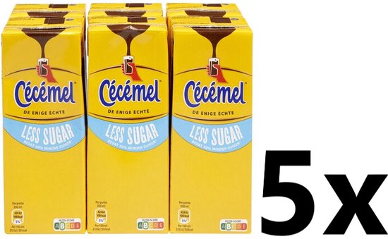 30x Cecemel - Less Sugar - Brikje - 20cl | bol
