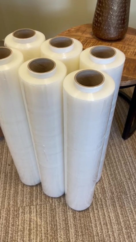 Handwikkelfolie transparant - 50cm x 260m x 17 my - per doos | bol.com