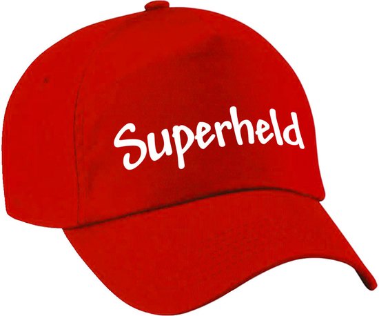 Superheld verkleed pet rood voor kinderen - baseball cap - carnaval ...