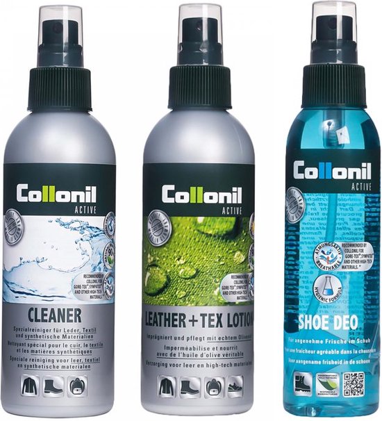 Collonil active | cleaner | leather + tex lotion | shoe deo | bol.com