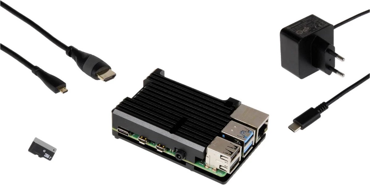 Raspberry Pi® Raspberry Pi 4 B 2 GB 4 x 1.5 GHz SET | bol.com