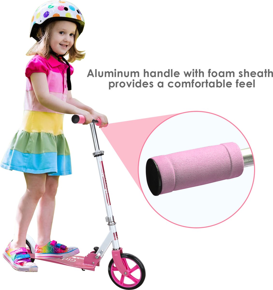 Kinderstep - Stuntstep - Inklapbaar - voor Jongens en Meisjes - Vanaf 5 ...