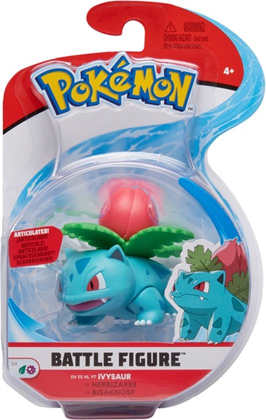 Ivysaur - Pokémon Battle Figure (Speelgoed voor kinderen) + Pokémon ...