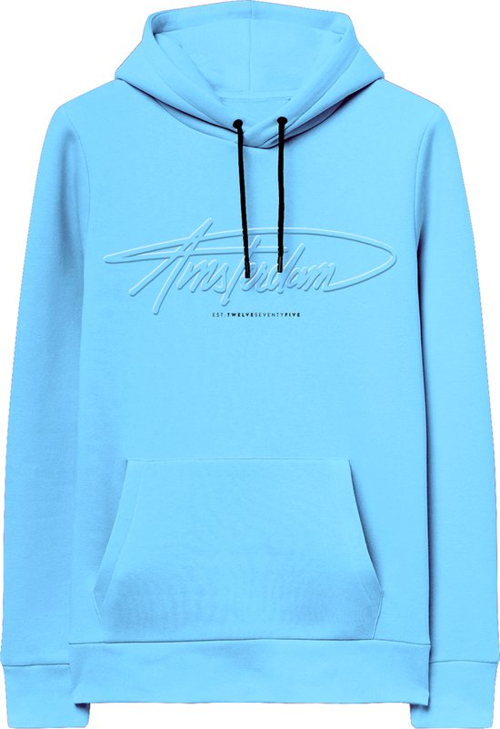 Fox Originals Hoodie Autograph Embossed Sky Blue - S | bol.com