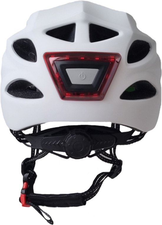 Lightyourbike AERO ® Fietshelm met Verlichting - Voor & Achter - USB ...