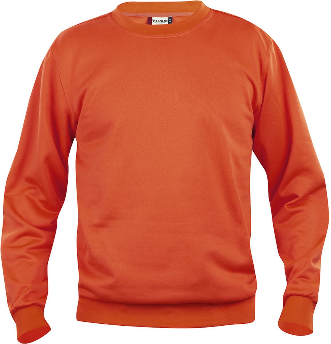 Clique Basic roundneck Dieporanje maat M | bol.com