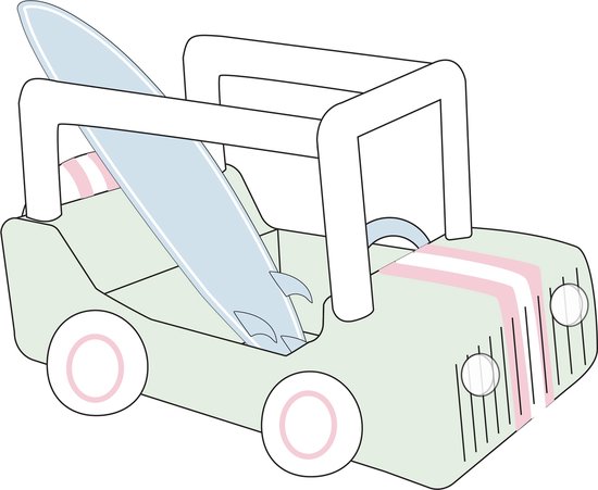 Sunnylife - Kids Inflatable Games The Cubby Buggy met Surfplank - PVC ...