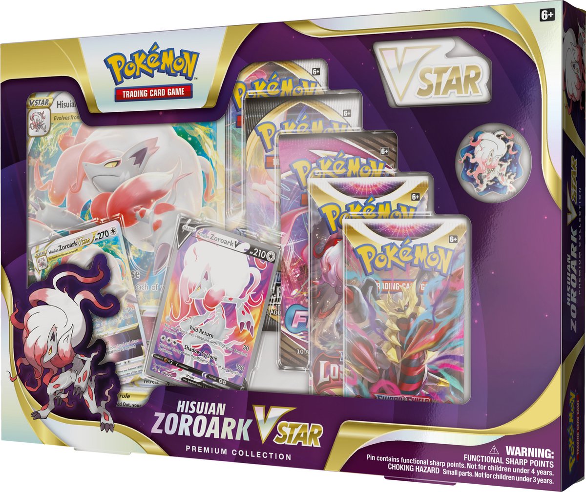 Pokémon Hisuian Zoroark VSTAR Premium Collection - Pokémon Kaarten | Games | bol