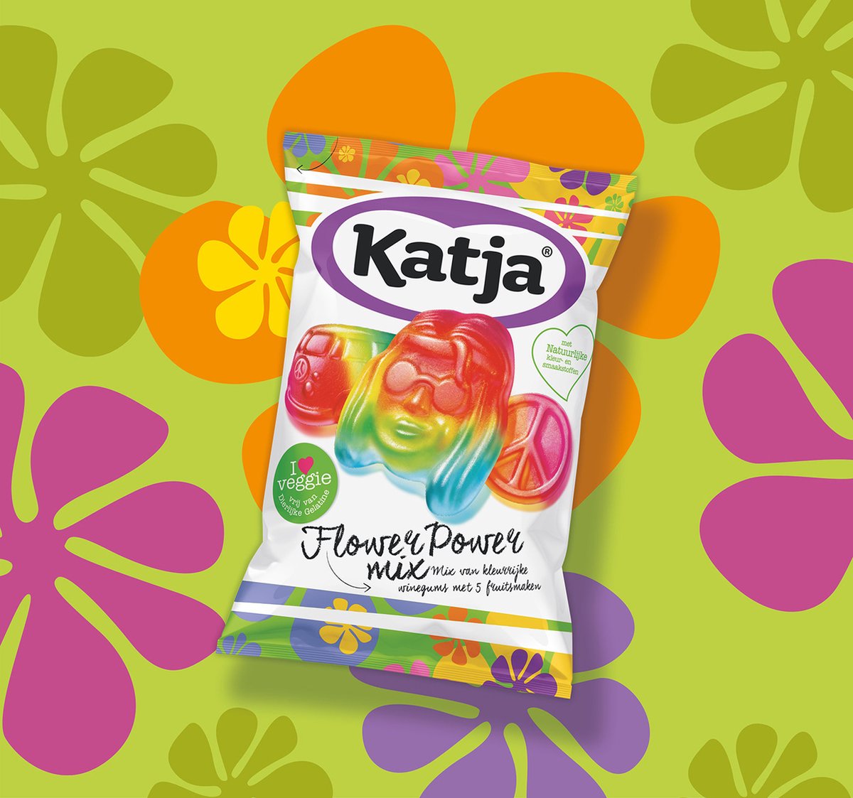Katja - Flower Power Mix - 12x250 gram | bol.com