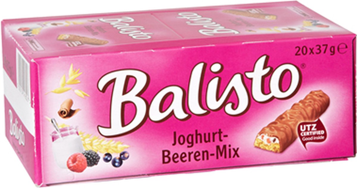 Balisto Yoghurt Fruits / Joberry - 20x37gr | bol