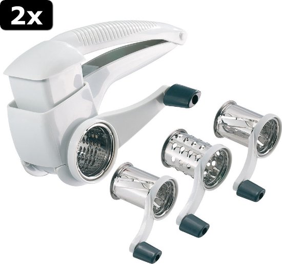 2x Westmark trommelrasp met 3 trommels | bol.com