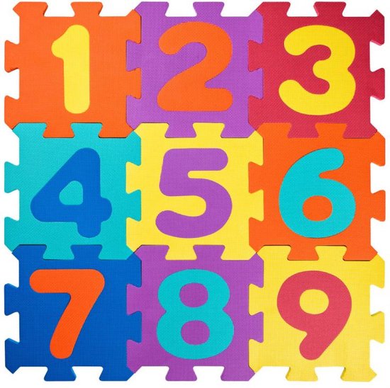 Eva Foam Cijfer Puzzel Mat 91627 | bol