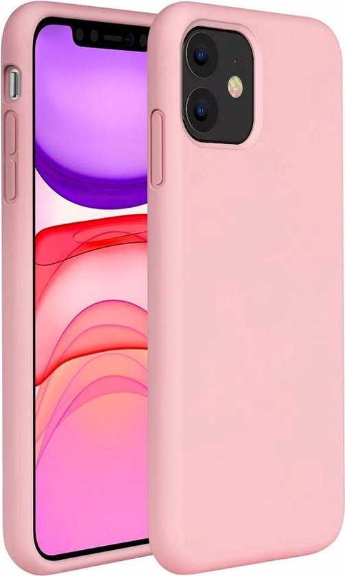 iParadise iPhone 11 hoesje roze - iPhone 11 hoesje siliconen case ...