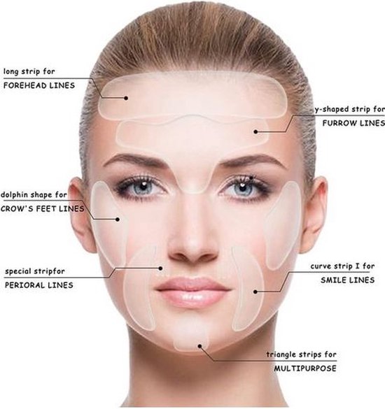 2x16 stuks Anti-Rimpel Pads - Herbruikbaar - Huidverzorging - Tegen ...