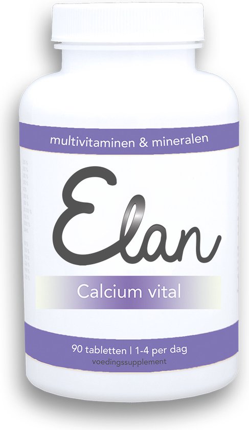 Calcium vital Tabletten - 90 Calcium vital tabletten in de vorm van ...