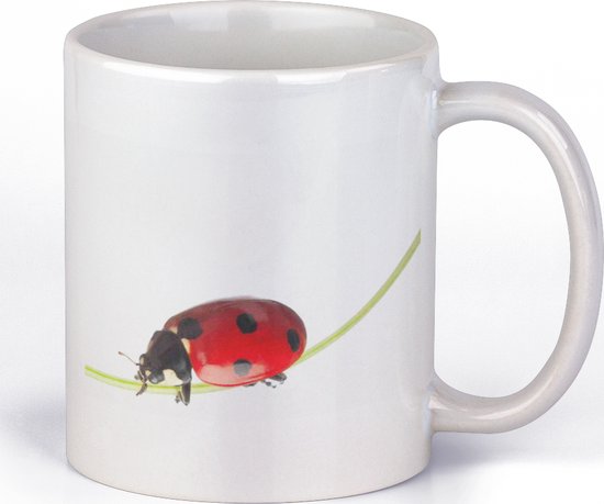 Koffie | Thee mok met afbeelding Lieveheersbeestje bedrukt | beker met ...