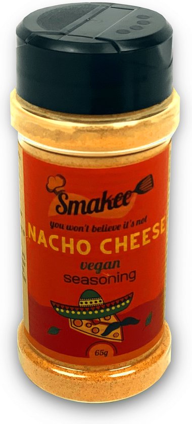 Smakee – Nacho Cheese Vegan kruiden - 65g | bol.com