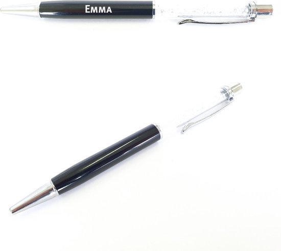 Pen Met Diamantjes En Naam Gravering - Emma | bol