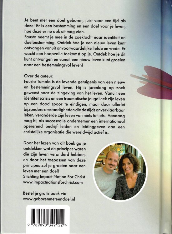 Geboren met een doel, Fausto Tumolo | 9789090349152 | Boeken | bol