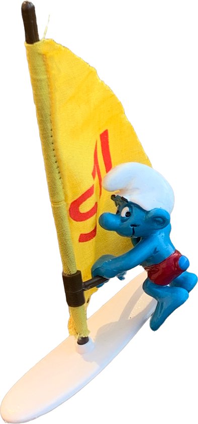 Schleich & De Smurfen Supersmurf - Windsurfende smurf van kunststof | bol