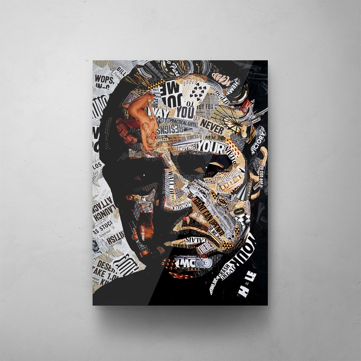 Artevue - Schilderij - Godfather Plexiglas met luxe ophangsysteem - Top ...