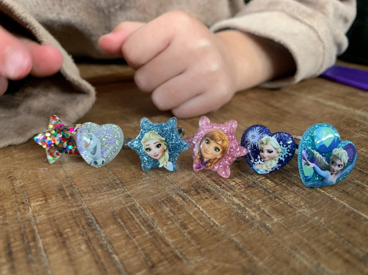 Frozen ringen - Elsa & Anna - Olaf - ringen - verstelbare ringen - kids ...