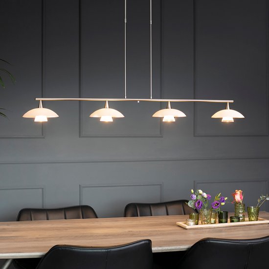 Moderne eettafel hanglamp | 4 lichts LED | bol.com