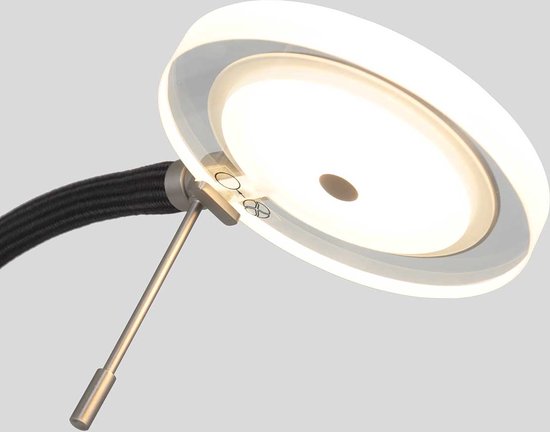 Verstelbare design bureaulamp met glas helder | 1 lichts | grijs ...