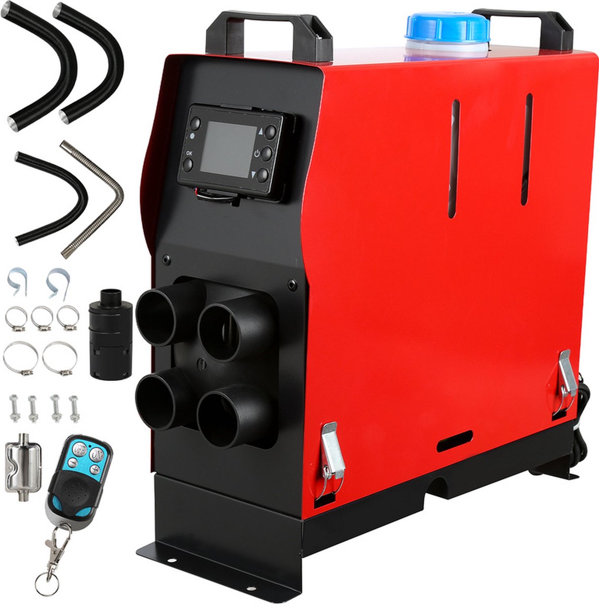 Standkachel Diesel 12V 5KW Auto LCD-Scherm Diesel Luchtverwarmer LCD ...