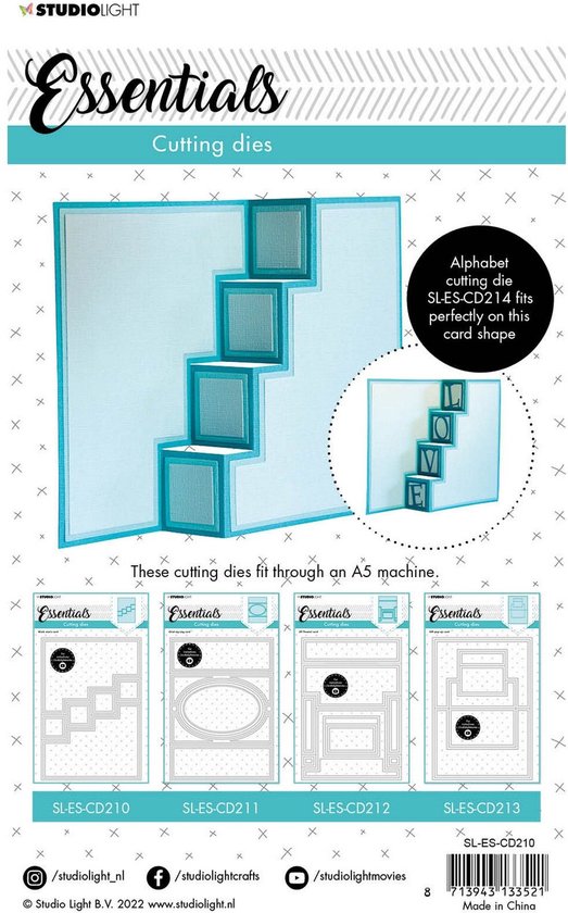 Studio Light Essentials Snijmal Block Stairs Card | bol