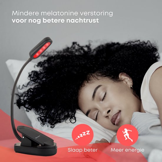 Woodoro Leeslampje voor boek - Leeslampje met klem - Bureaulamp ...