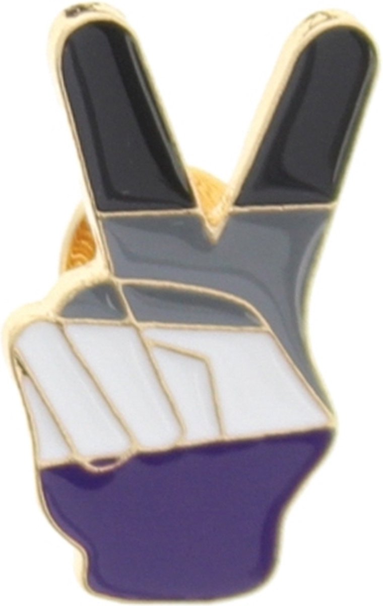 Zac's Alter Ego Pin Set of 6 Heavy Metal Asexual Equality Multicolours ...