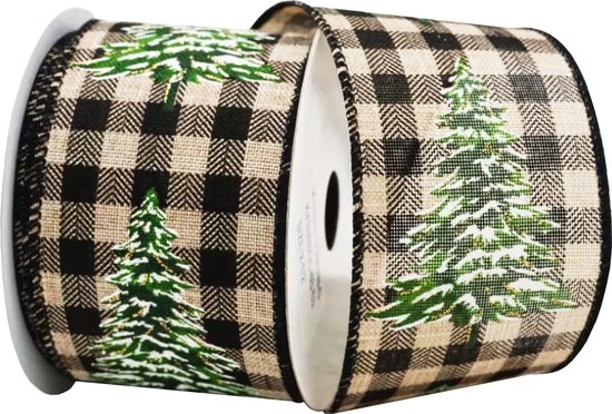 Kerst Lint met IJzerdraad | Jute Burlap Linnen Look Lint | Luxe ...