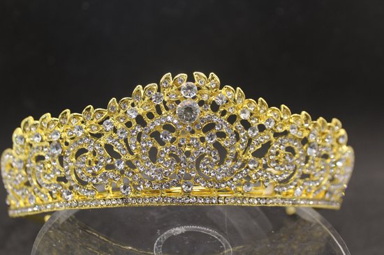 Mooie tiara, kroon, bruid, prinses, haaraccessoire, luxe diadeem ...