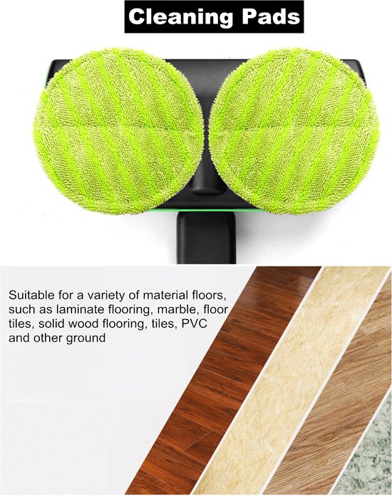 Floating Mop Elektrische Dweil - Dweilapparaat Dweilmachine ...