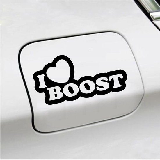 Bumpersticker - I Love Boost - 10 X 20 - Zwart | bol