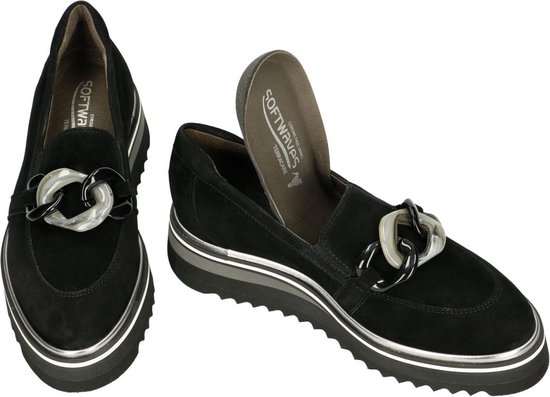 Softwaves -Dames - zwart - ballerina's & mocassins - maat 39 | bol.com