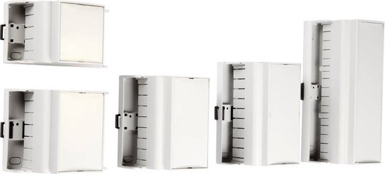 Weltron MR5/K CR RAL7035 ABS DIN-rail-behuizing 87.5 x 90 x 62 ABS ...