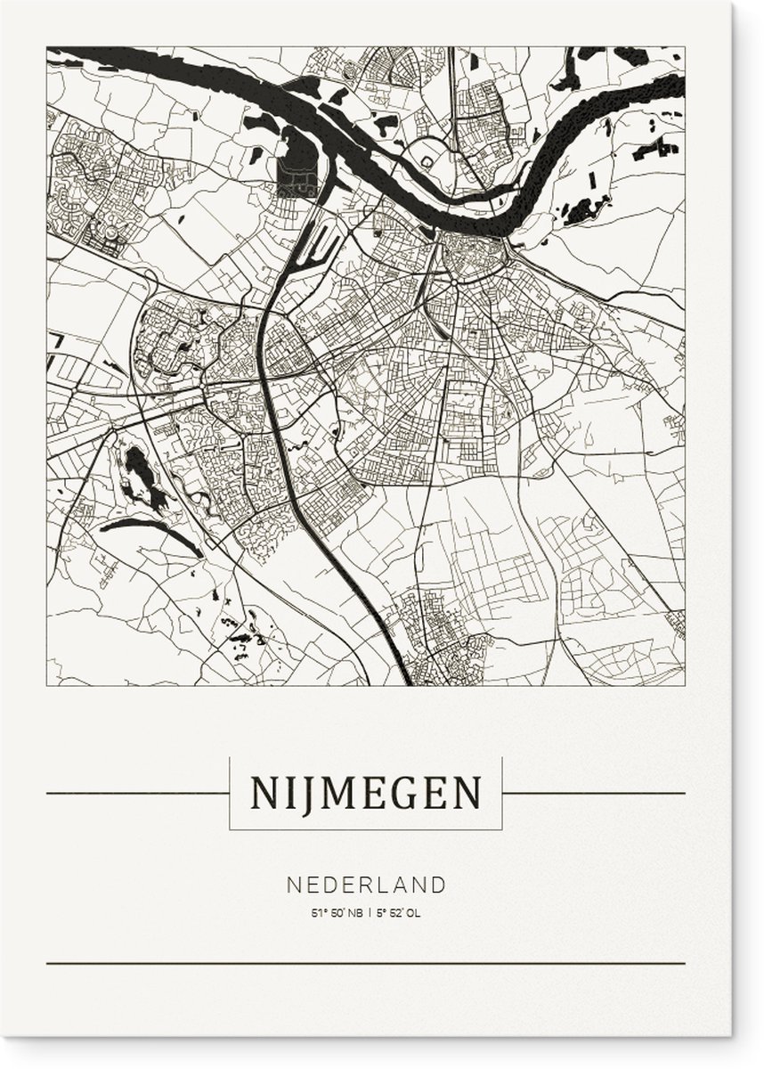 Stadskaart Nijmegen - Plattegrond Nijmegen – city map – Forex ...