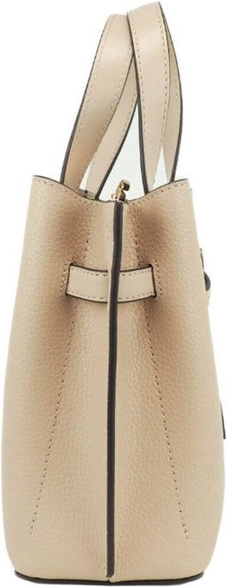 Emilia Small Buff Pebbled Leather Satchel Bag Crossbody Handbag | bol.com