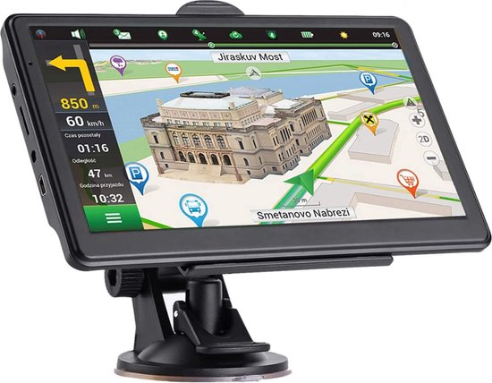 Amerce Navigatiesysteem Auto - Navigatie - 7 Inch Scherm - Sat Nav 256M ...