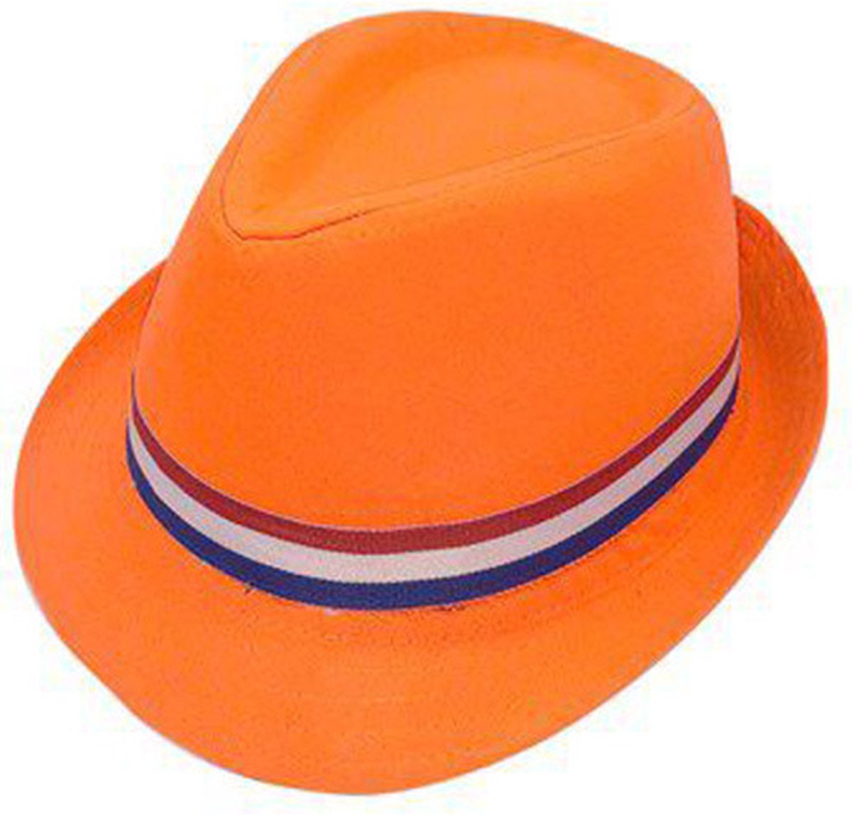 Oranje gleufhoed/hoedje voor volwassenen met Nederlandse vlag | bol