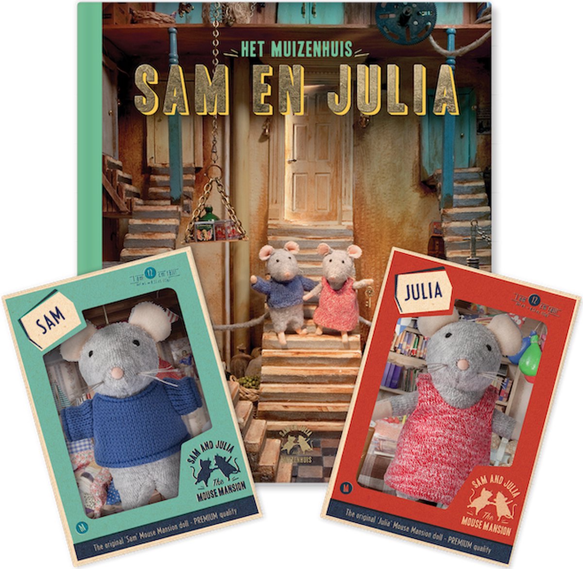 Het Muizenhuis - Pakket - Ontdek het Muizenhuis - Boek & Knuffels | bol.com