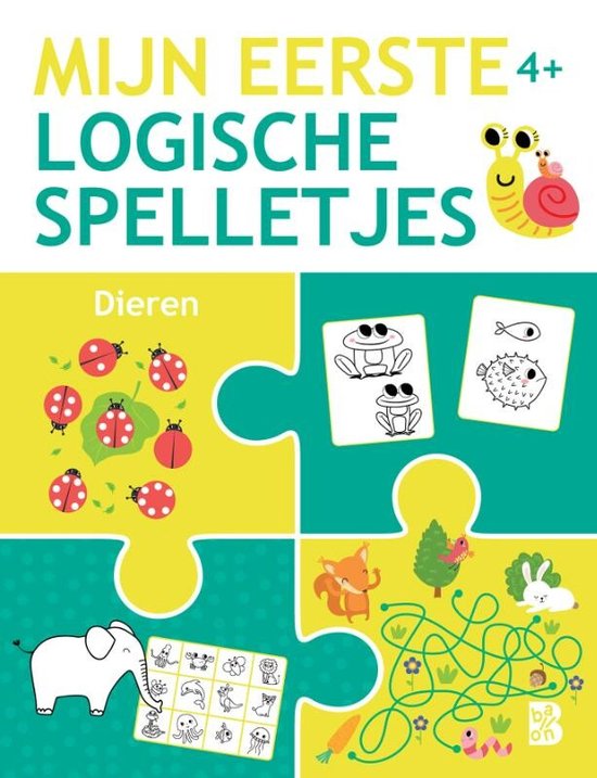 Logisch denken 1 - Mijn eerste logische spelletjes 4+ Dieren ...
