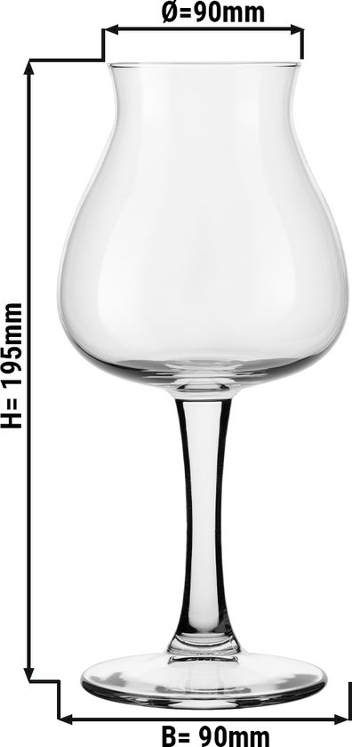 (12 stuks) Bierglas - MUNICH - 410 ml | GGM Gastro | bol.com
